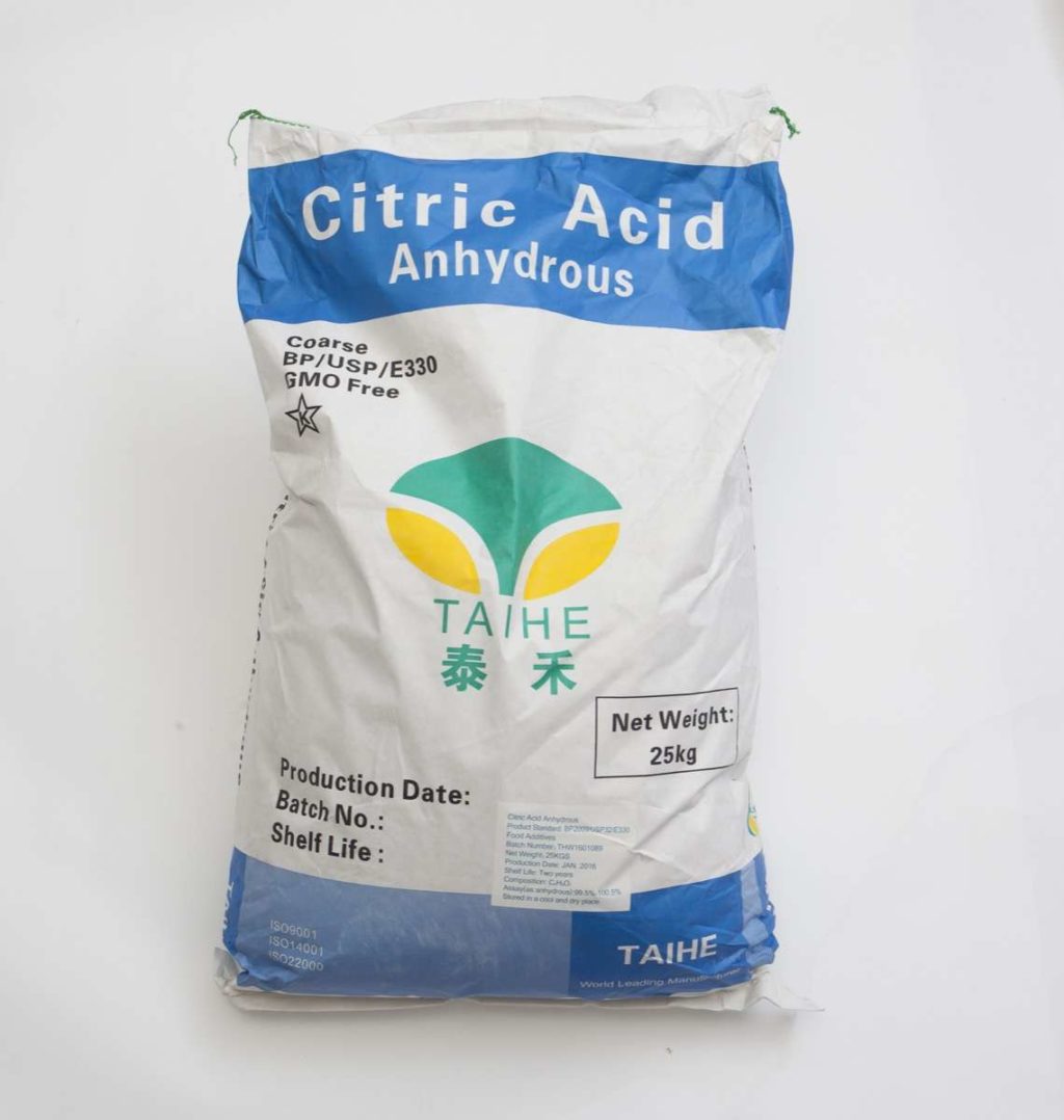 Citric Acid Anhydrous 25kg Murphy And Son