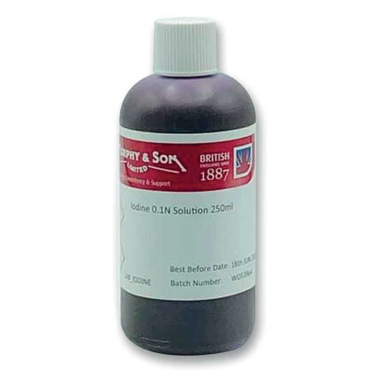 Lab Iodine Solution (250ml) - Murphy and Son