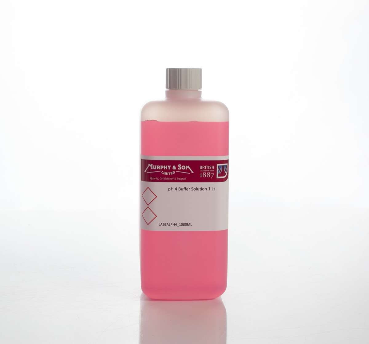 Buffer Solution pH 4 (1000ml) - Murphy and Son
